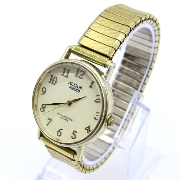 Acqua | Accessories | Vintage Acqua Watch Indiglo Analog Quartz Classic ...